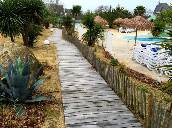 Delaunay Bretagne - Traverses paysagère azobé, traverses de chemin de ...